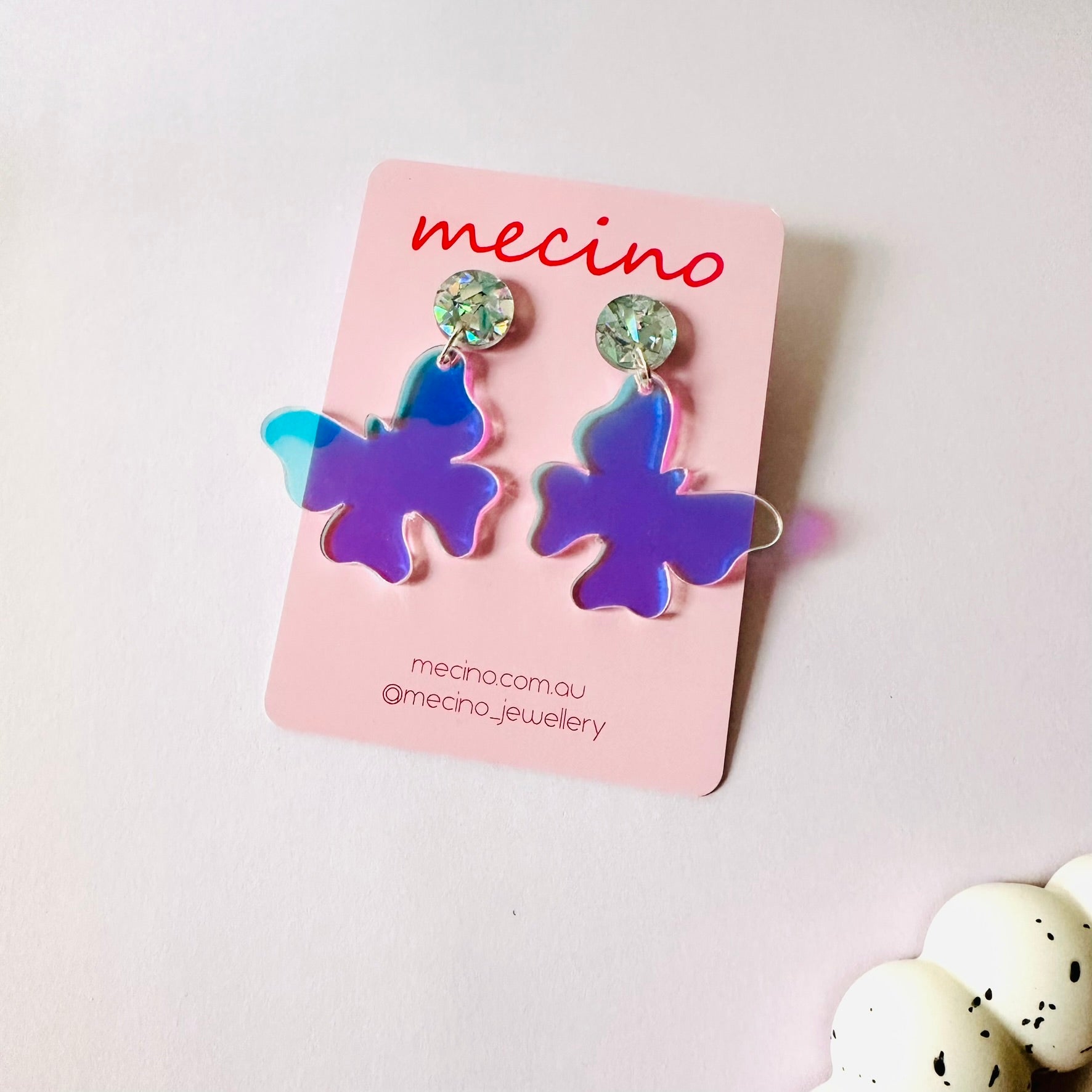 Iridescent Butterfly Drops – Mecino